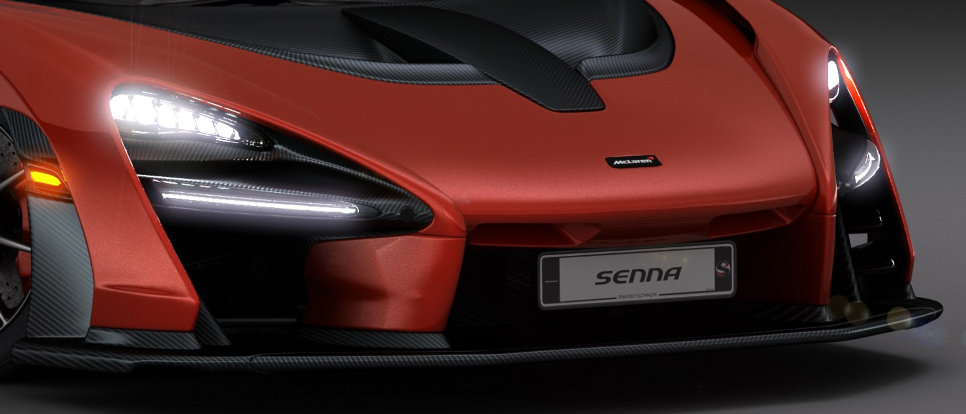 Mclaren Senna 2019 Interior Model - TurboSquid 1340571