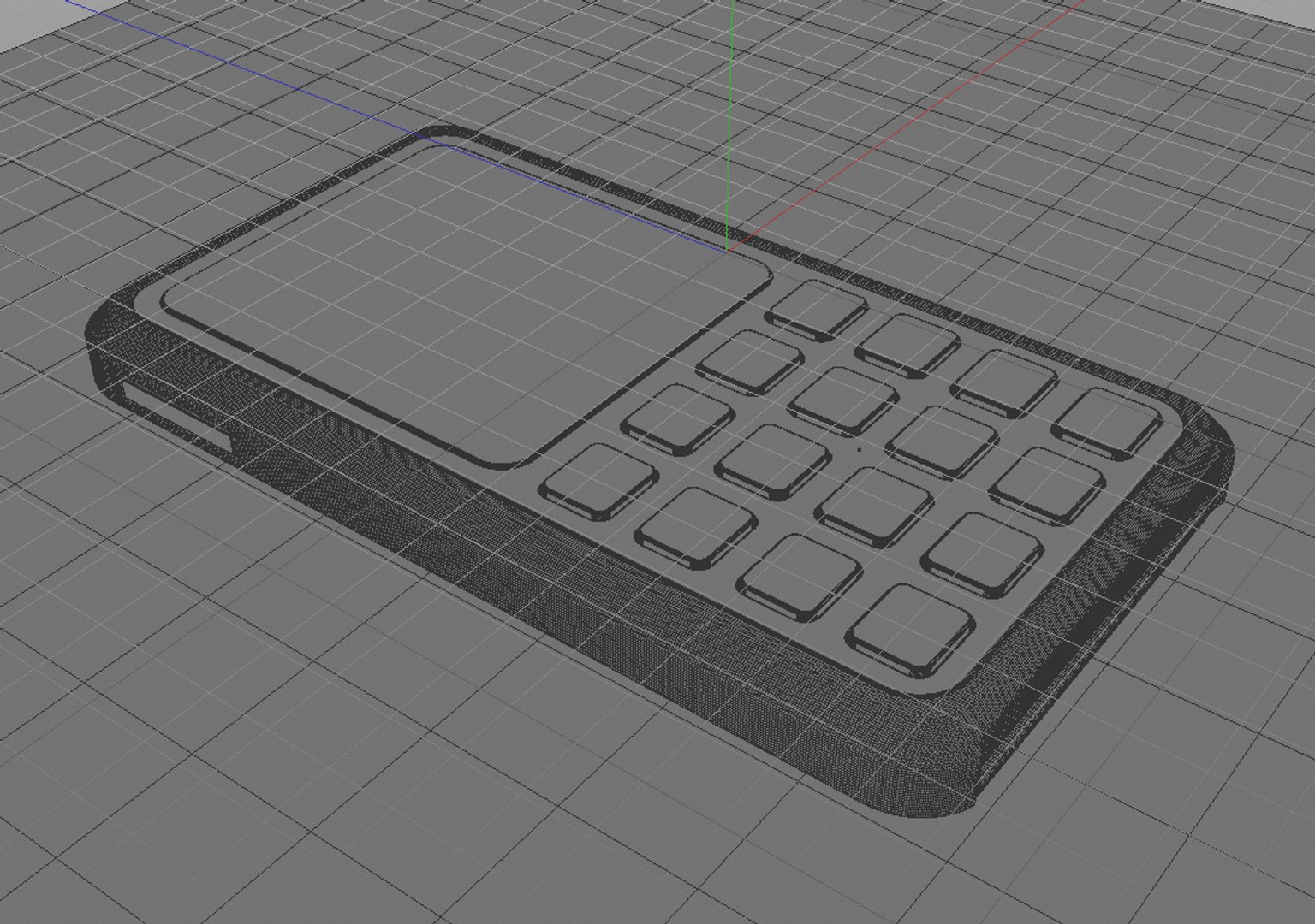 Handheld Credit Card Machine Model - TurboSquid 1470888