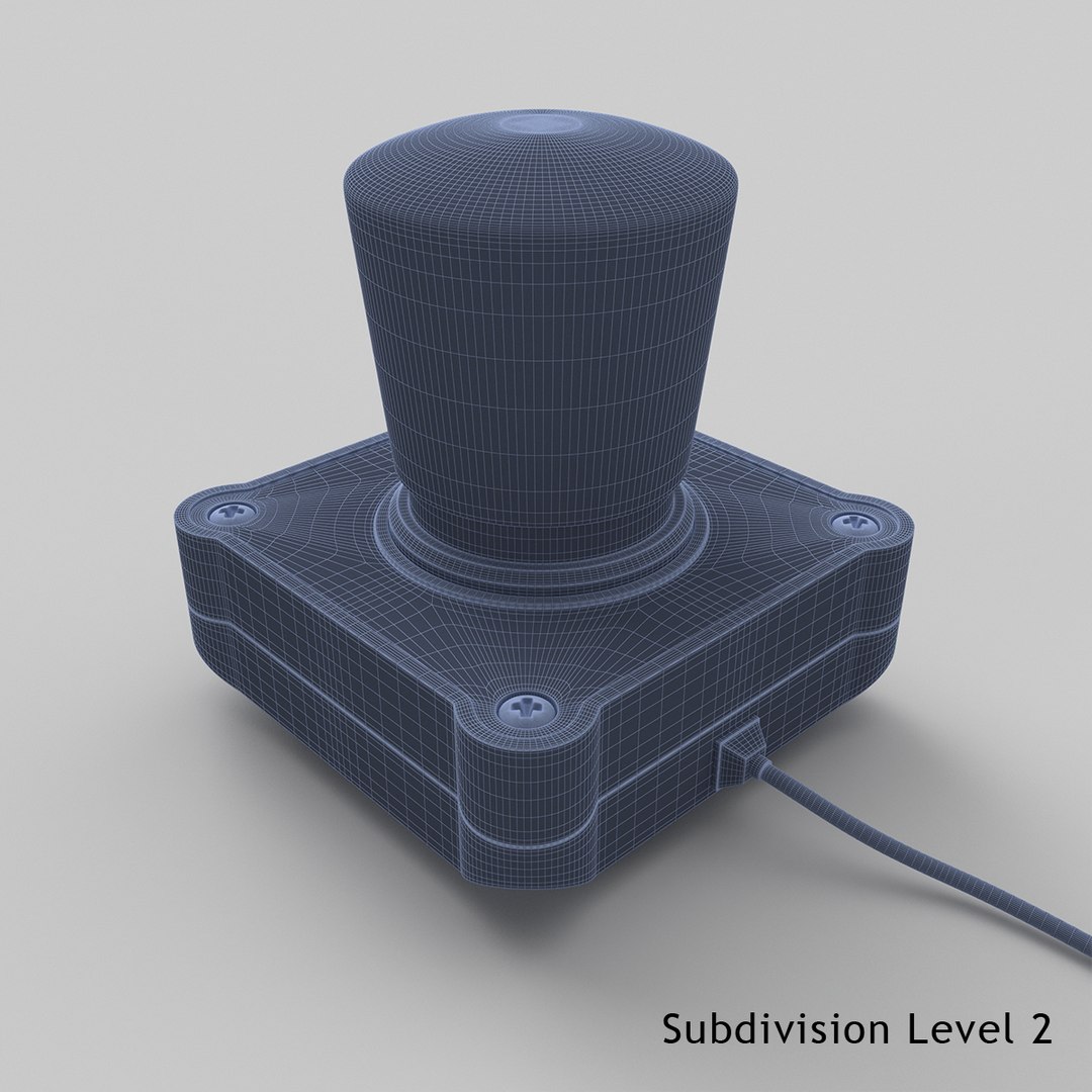 Big Red Button 3D Model - TurboSquid 1201516