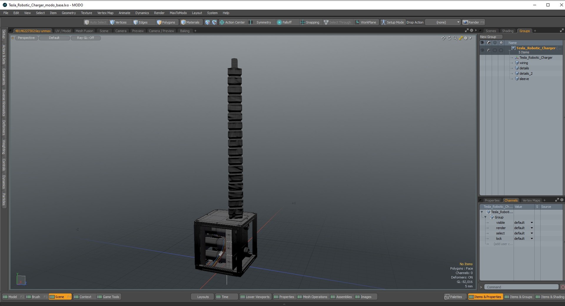 Tesla Robotic Charger 3D model - TurboSquid 2128297
