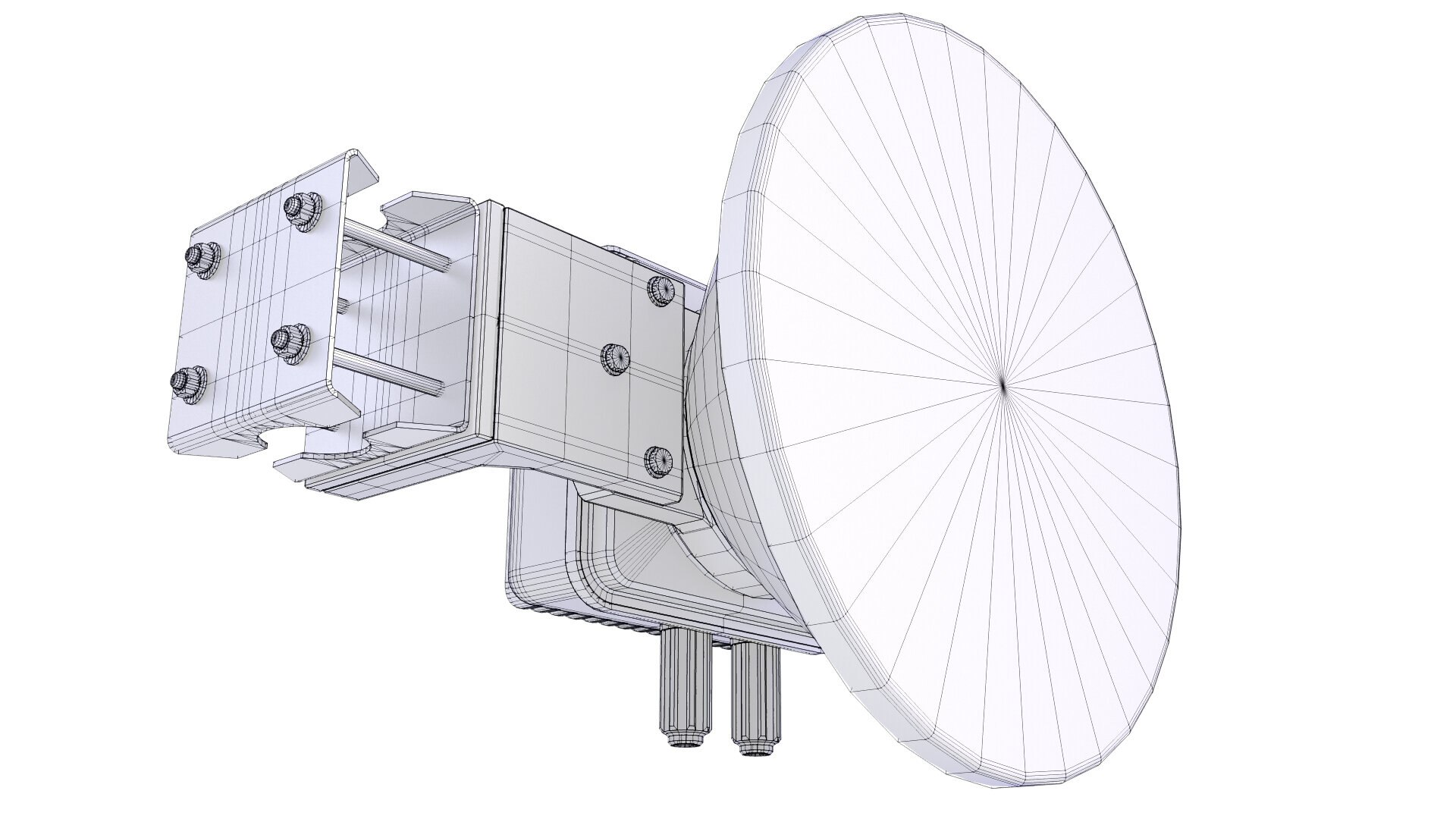 3D Microwave Point To Point Antenna 18 Model - TurboSquid 1824250
