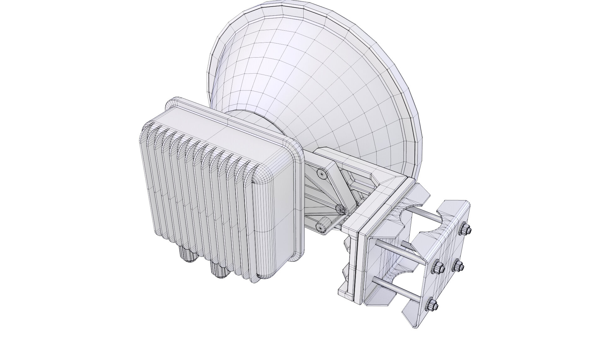3D Microwave Point To Point Antenna 18 model - TurboSquid 1824250