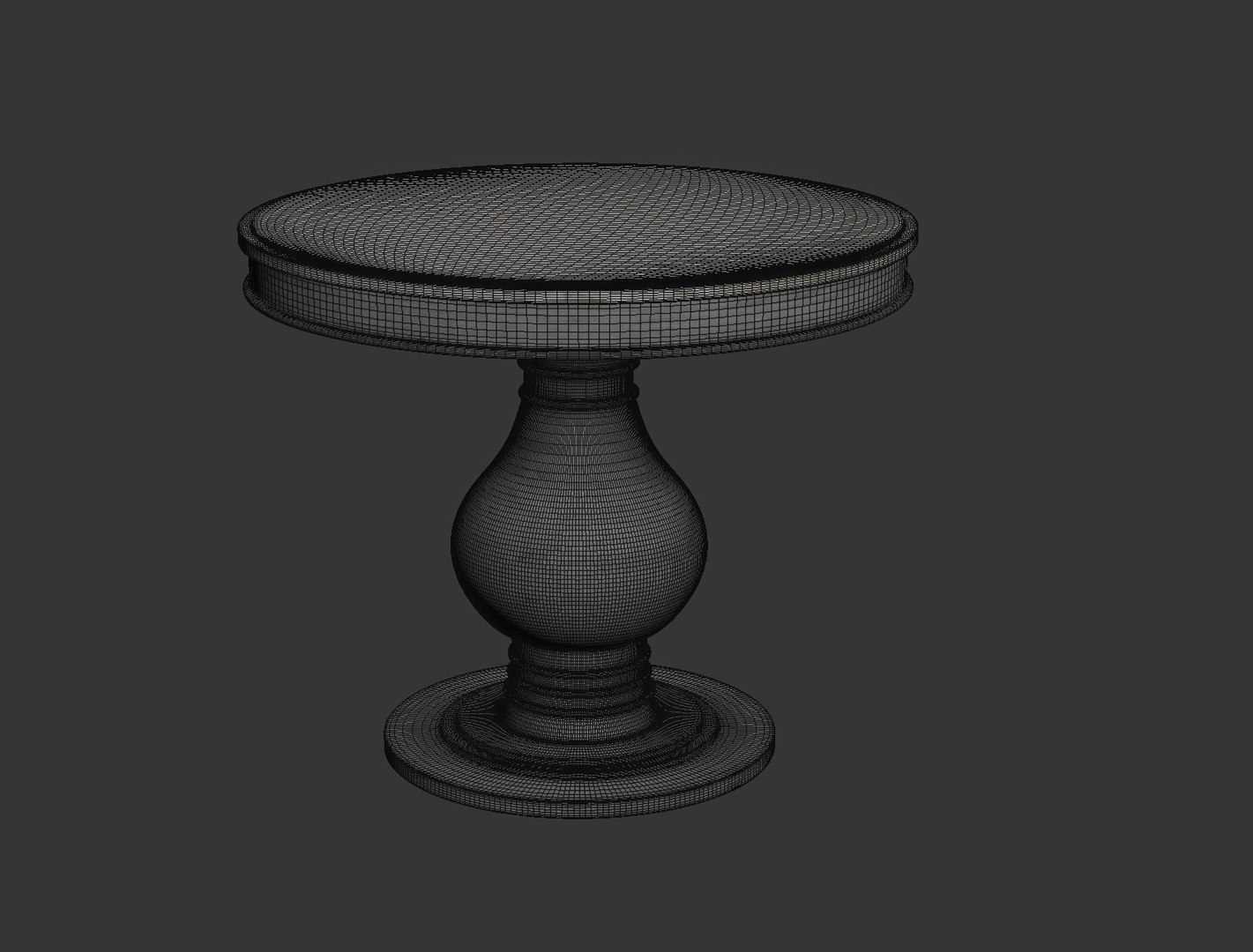 Elia Restaurant Circle Table 3D Model - TurboSquid 2285481