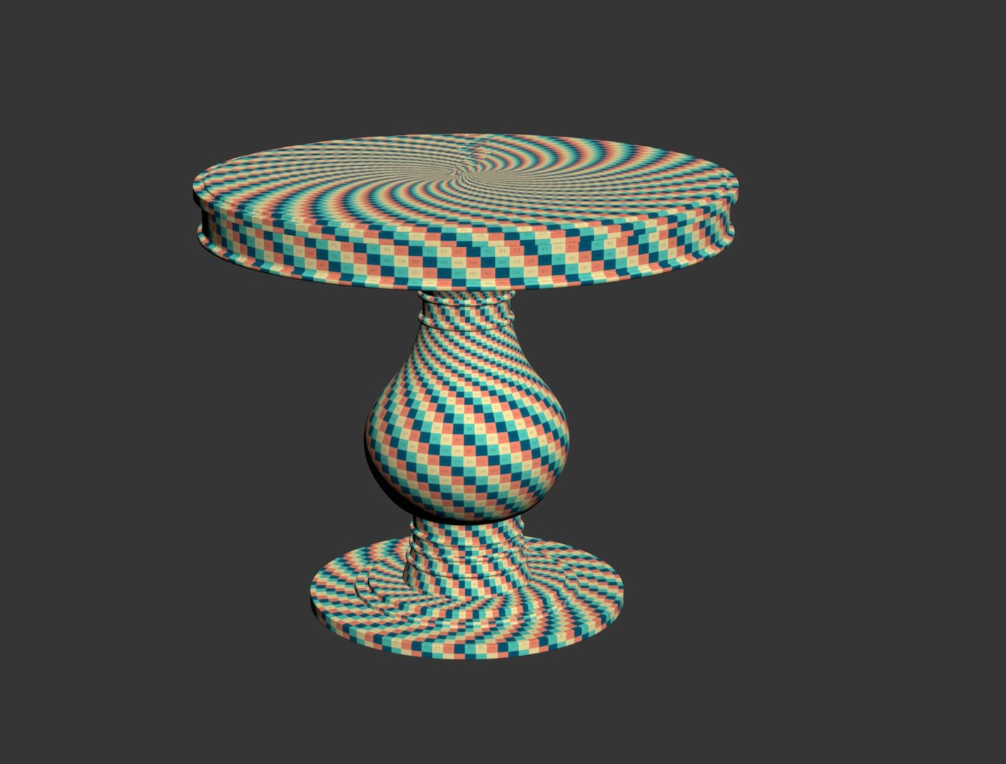 Elia Restaurant Circle Table 3D Model - TurboSquid 2285481