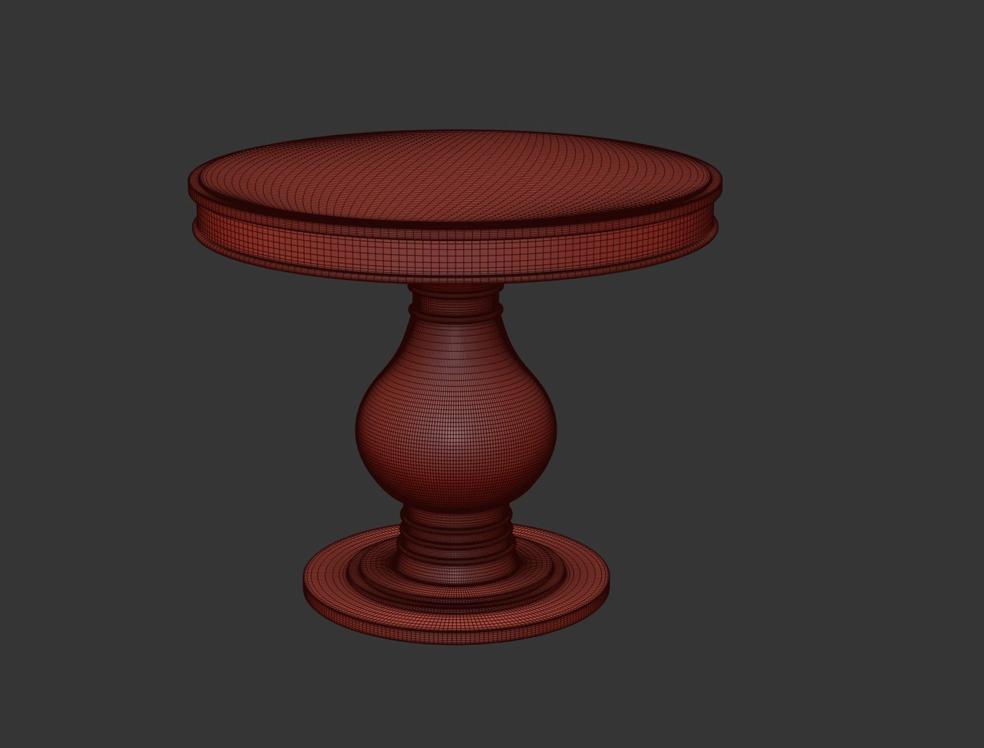 Elia Restaurant Circle Table 3D Model - TurboSquid 2285481