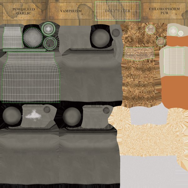 3d vampire hunter kit holy