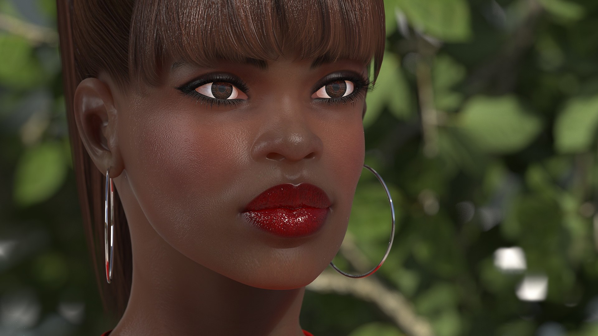 Dark skin city style 3D model - TurboSquid 1665251