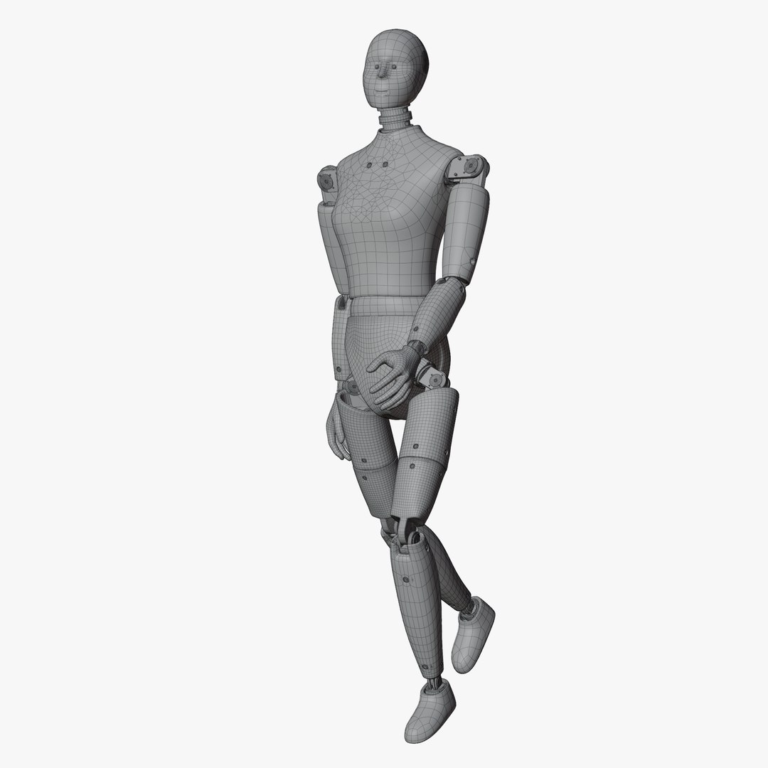 3D Rigged Crash Test Female Dummy - TurboSquid 2197322
