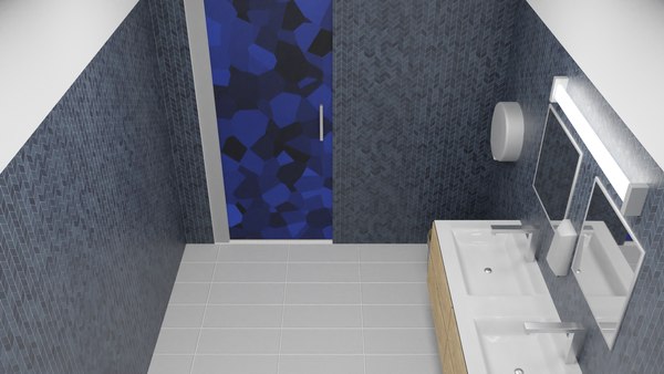 modelo 3d Escena de baño realista 8K PBR - TurboSquid 1660114