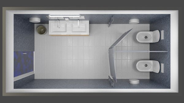 modelo 3d Escena de baño realista 8K PBR - TurboSquid 1660114