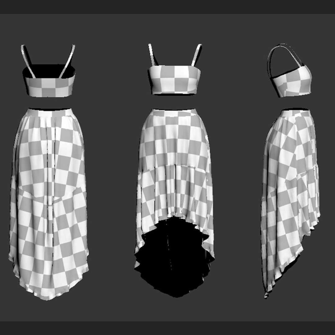 3D Dress Model - TurboSquid 1847573