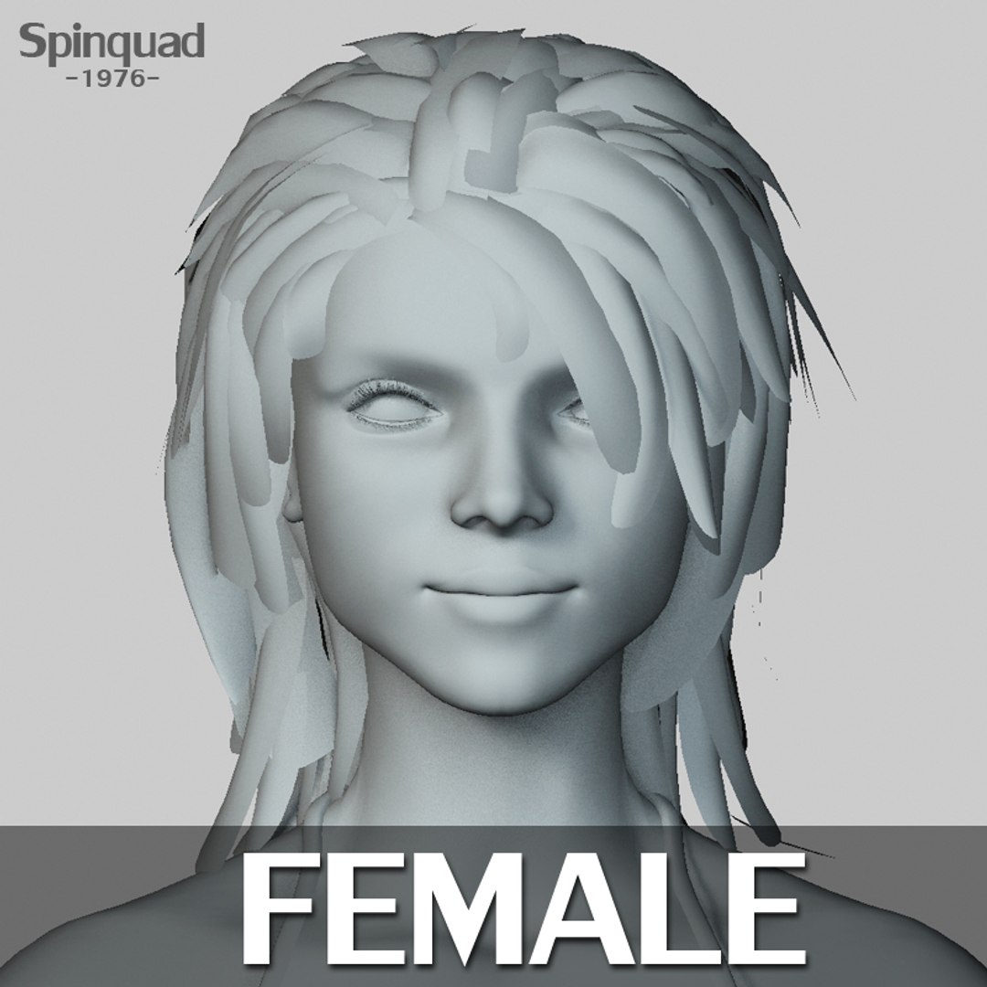 3d Female Base Mesh - Model