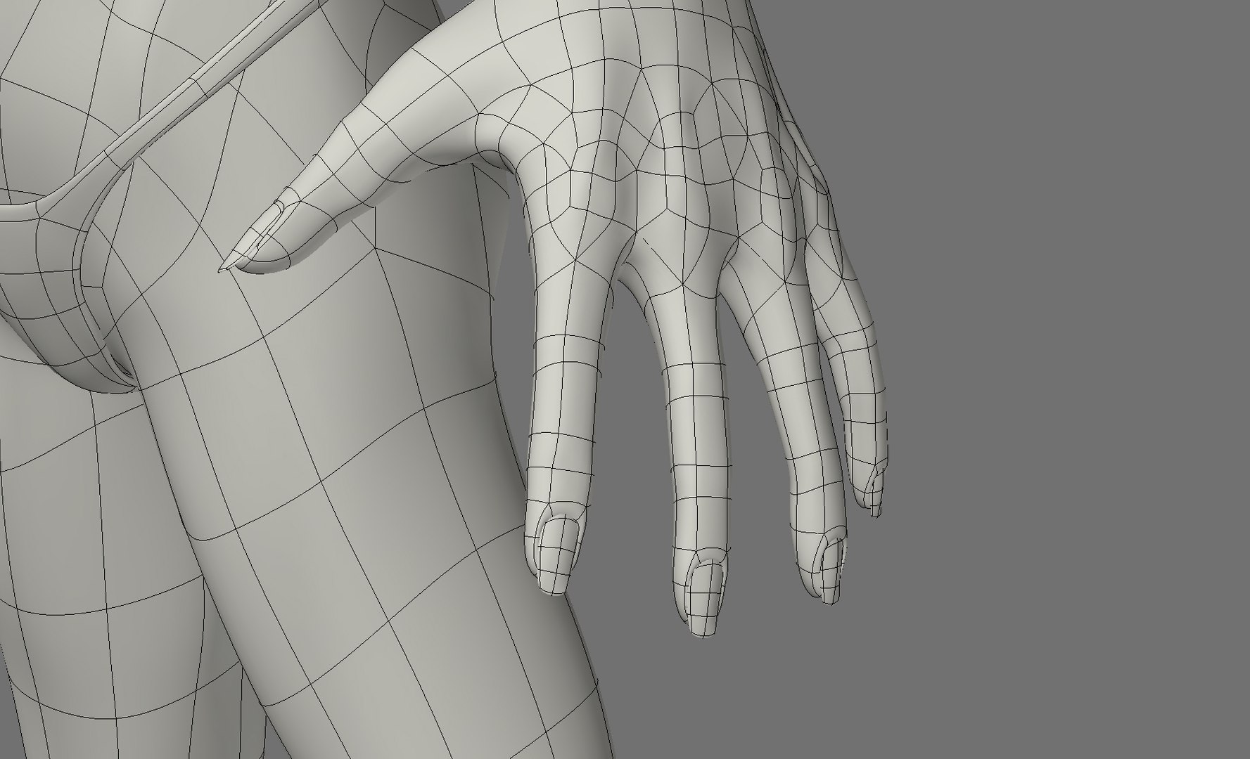 3d Female Base Mesh - Model