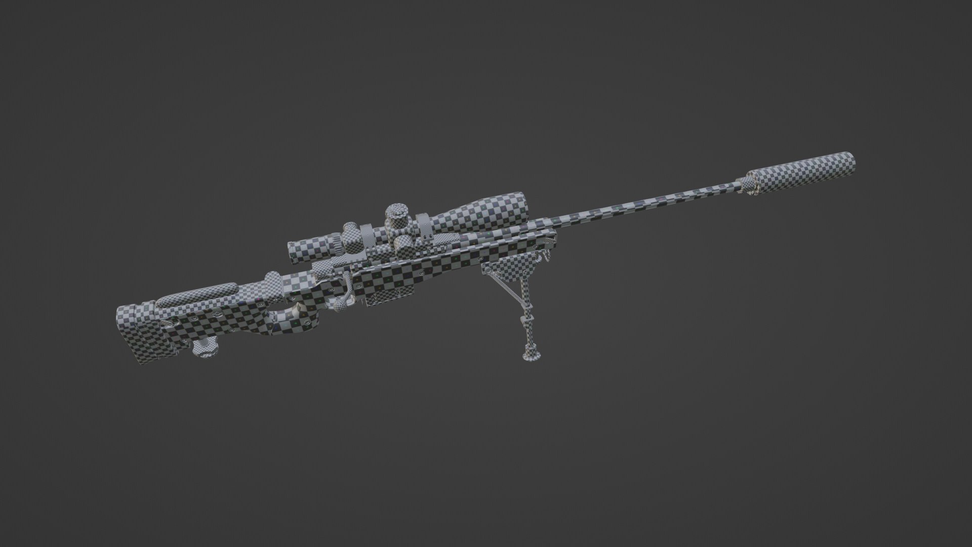 3D AWM Sniper Rifle - TurboSquid 2170897