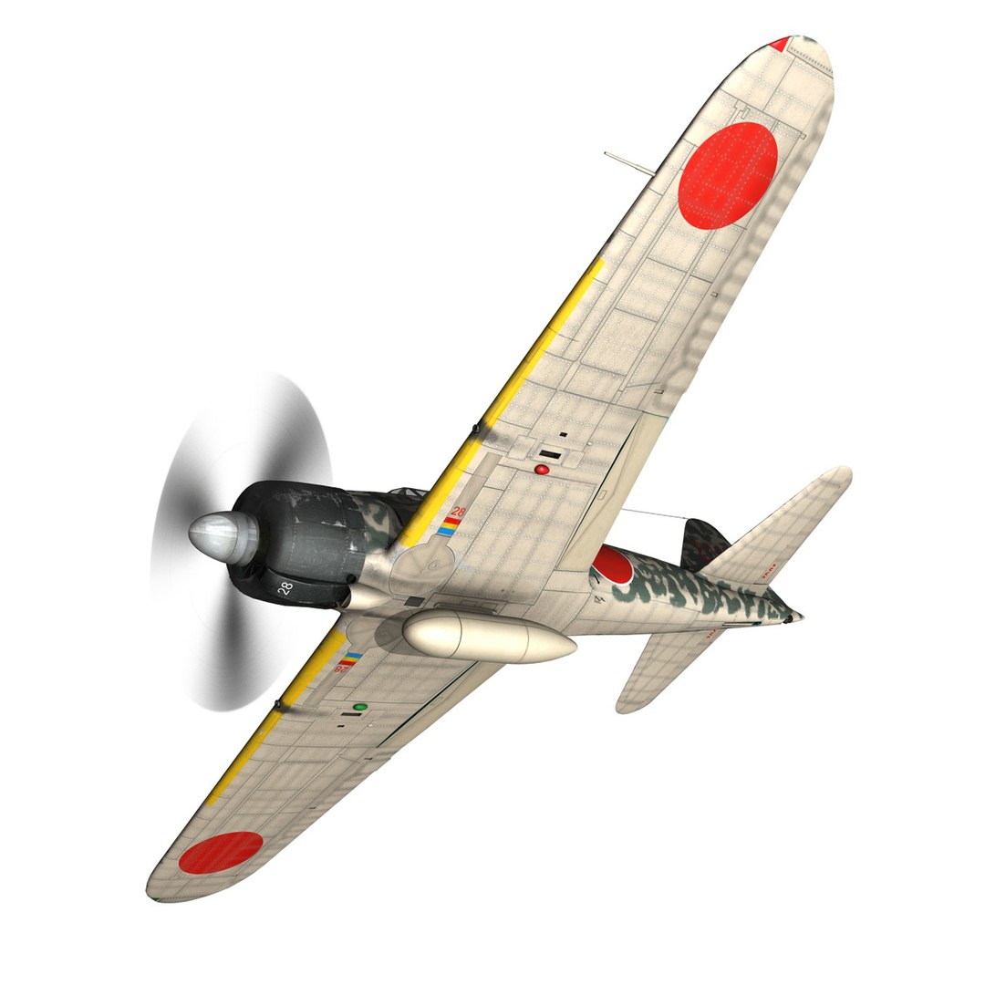 3d Model Mitsubishi A6m2 Zero