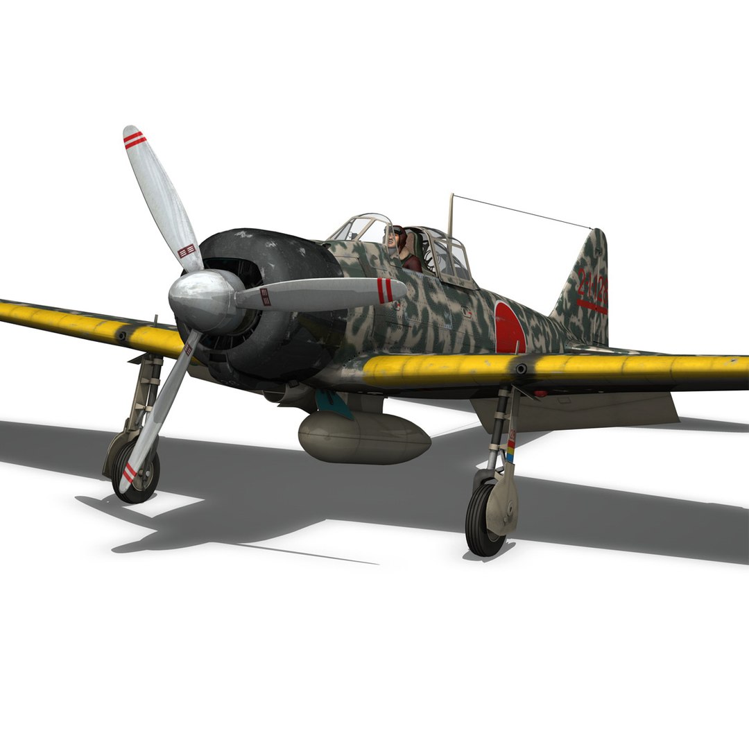 3d Model Mitsubishi A6m2 Zero
