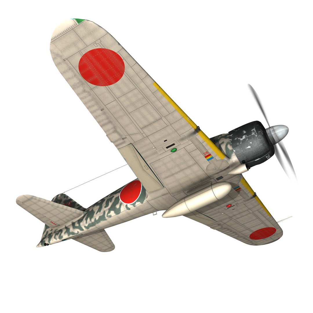 3d Model Mitsubishi A6m2 Zero