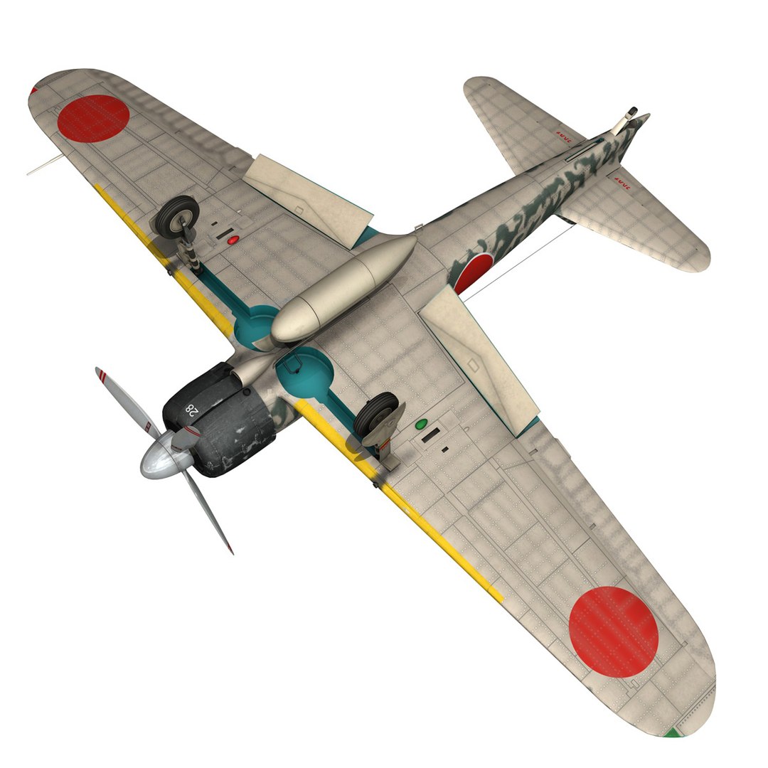 3d Model Mitsubishi A6m2 Zero