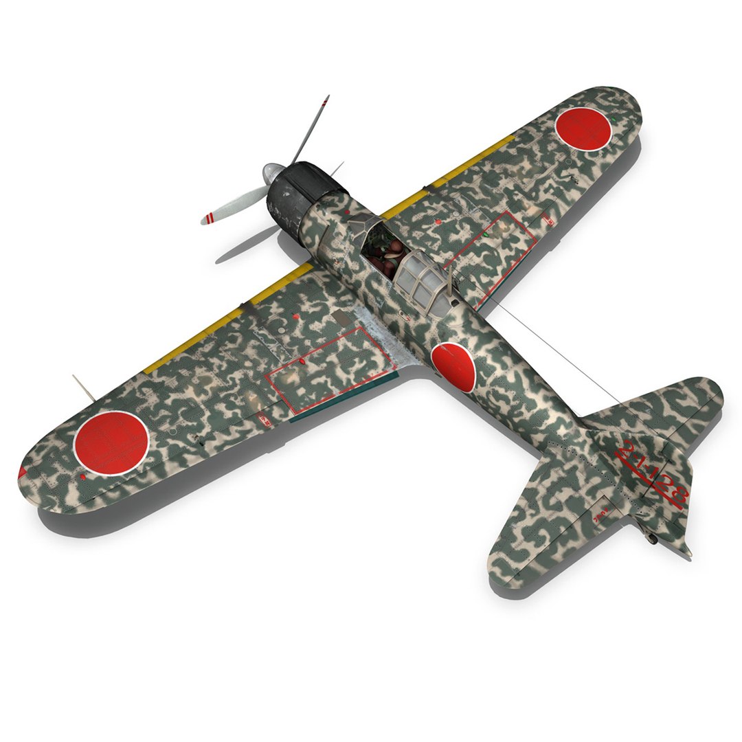 3d Model Mitsubishi A6m2 Zero