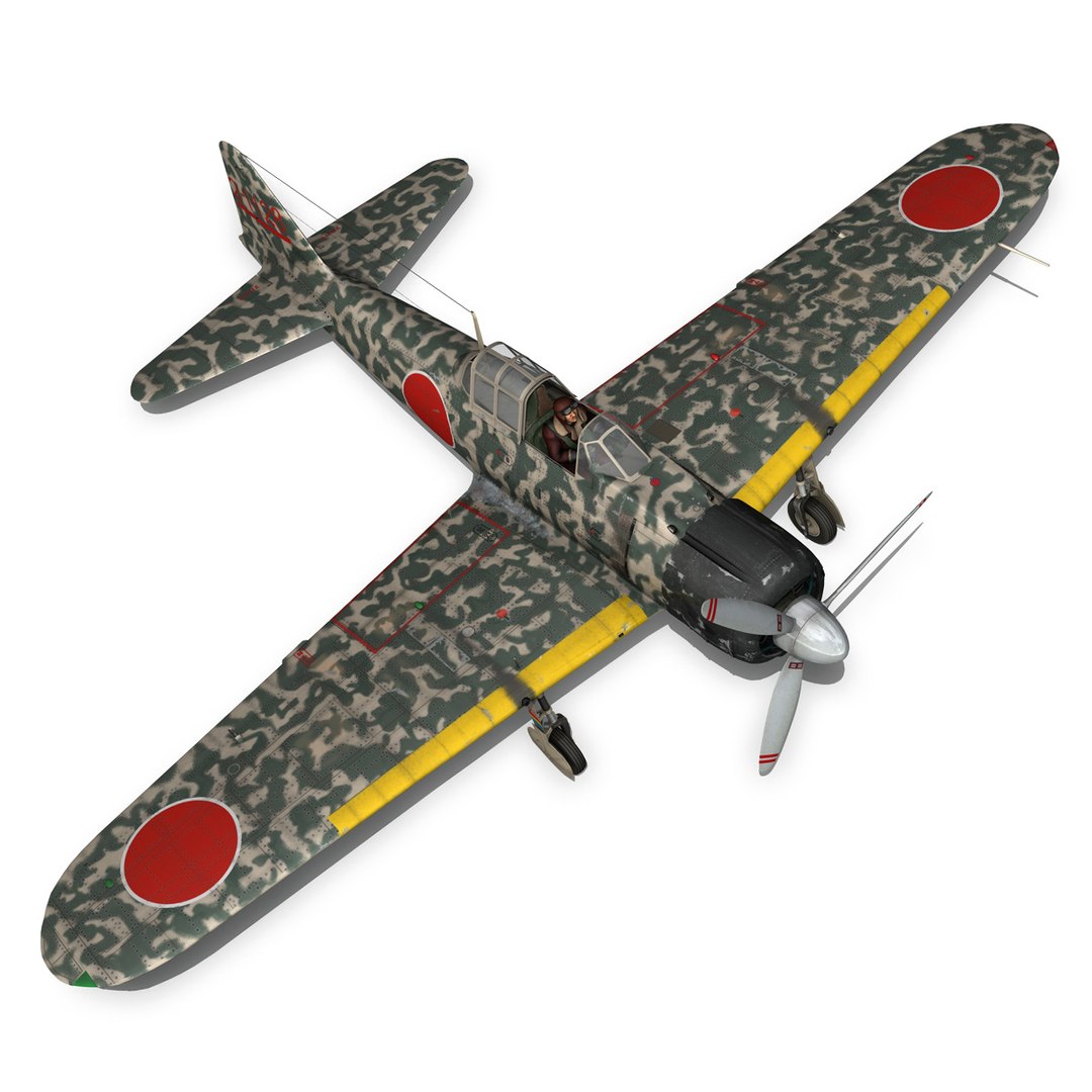3d Model Mitsubishi A6m2 Zero