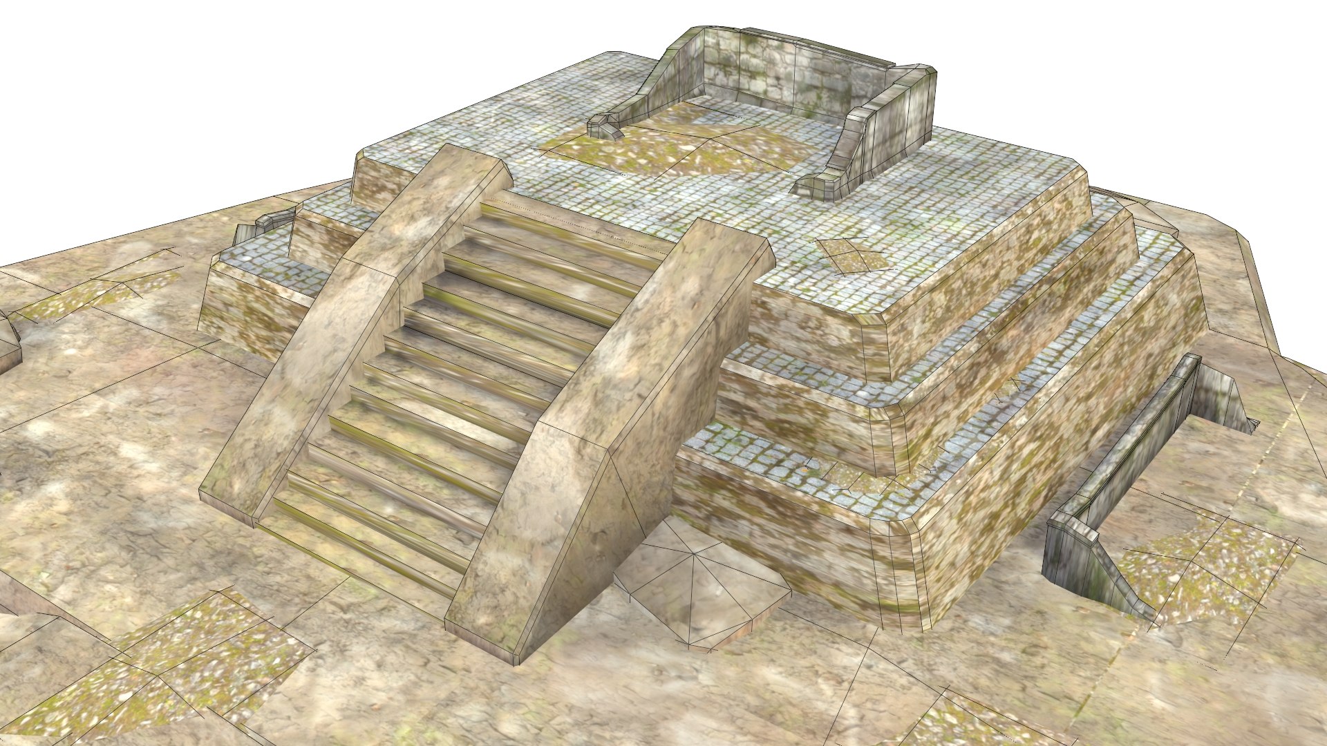 Mayan Building Structure Ruin 3D Model - TurboSquid 1595205