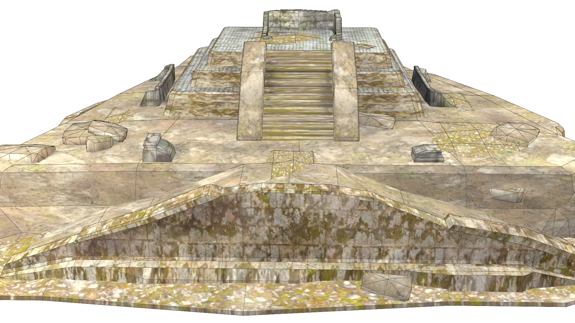 Mayan Building Structure Ruin 3D Model - TurboSquid 1595205