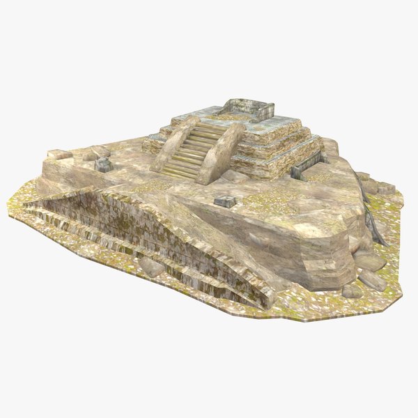 Mayan building structure ruin 3D model - TurboSquid 1595205