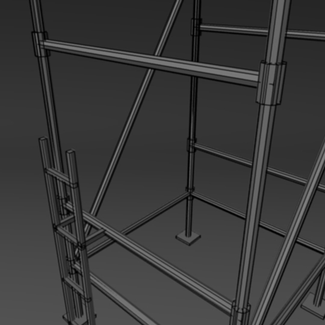 3d Model Scaffold Tower