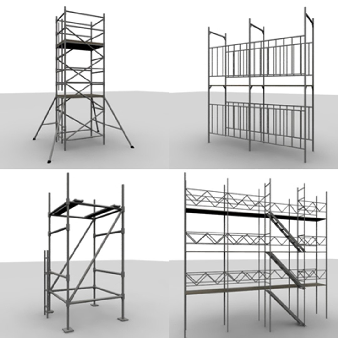 3d Model Scaffold Tower