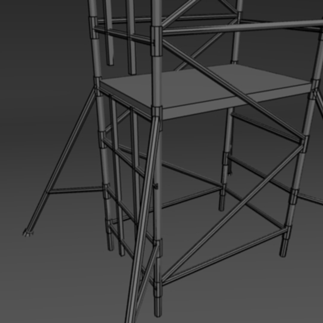 3d Model Scaffold Tower