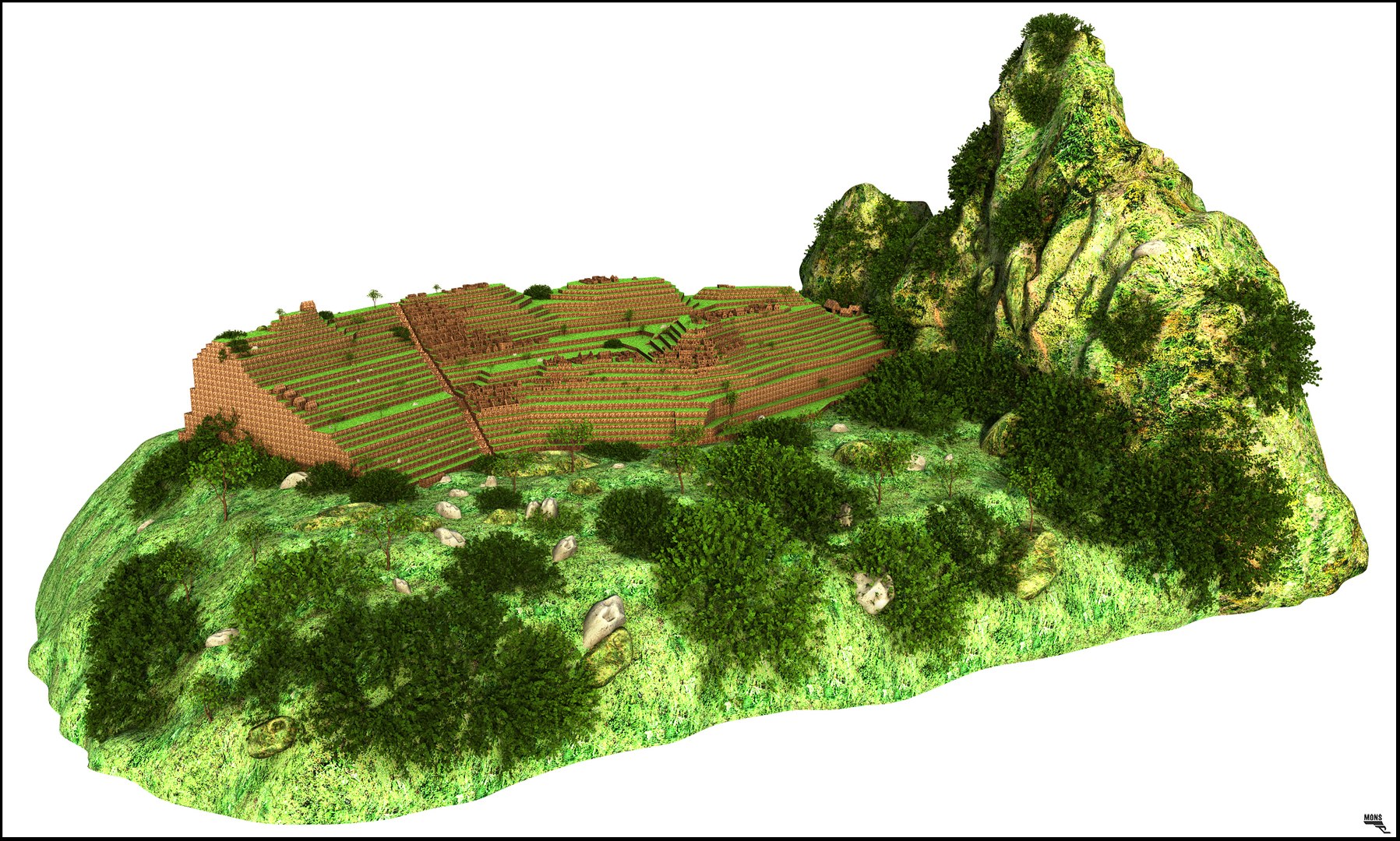 Machu Picchu 3D Model - TurboSquid 1201472