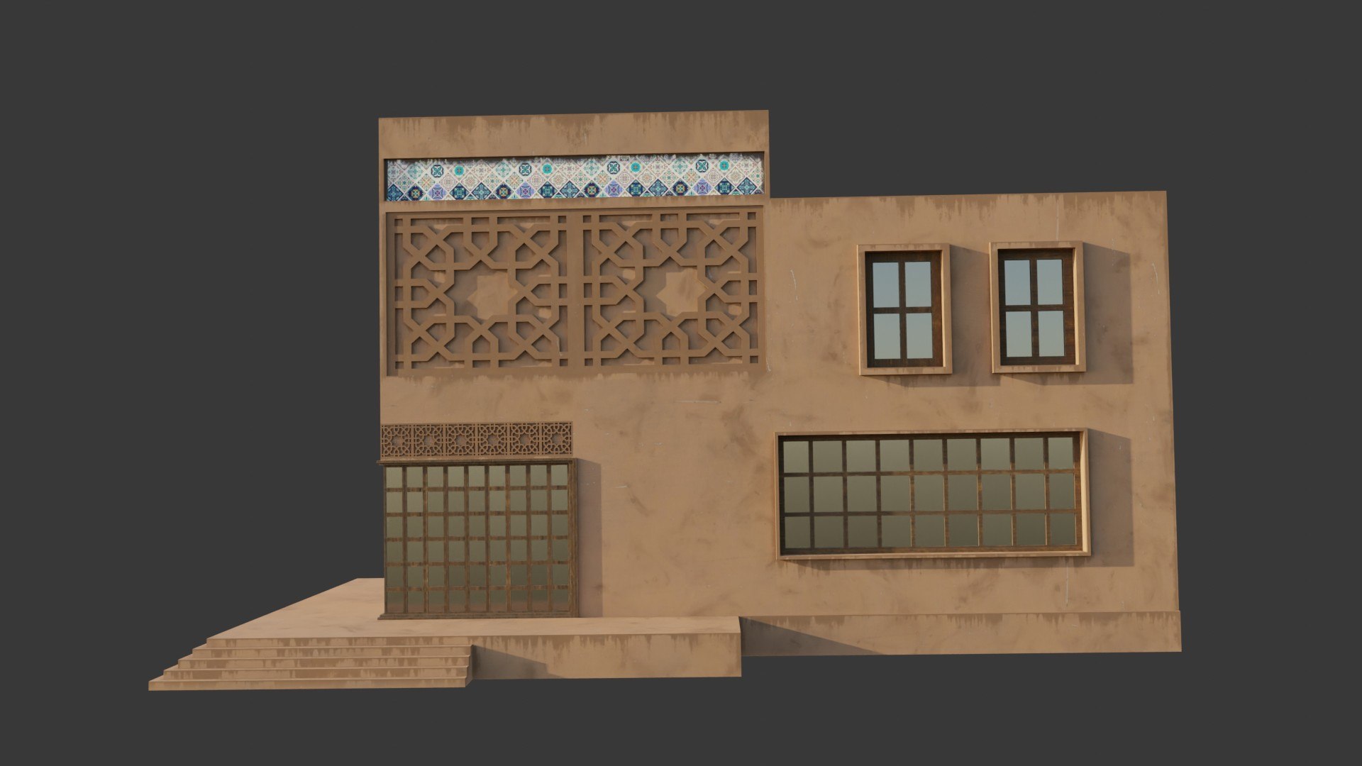 3D Model Ancient Arabic House 07 - TurboSquid 2251524
