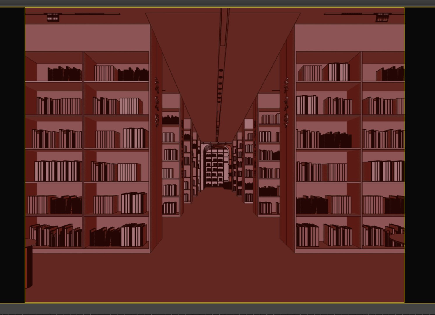 Modern Book Store Book Shop Interior 3D Model - TurboSquid 2490107