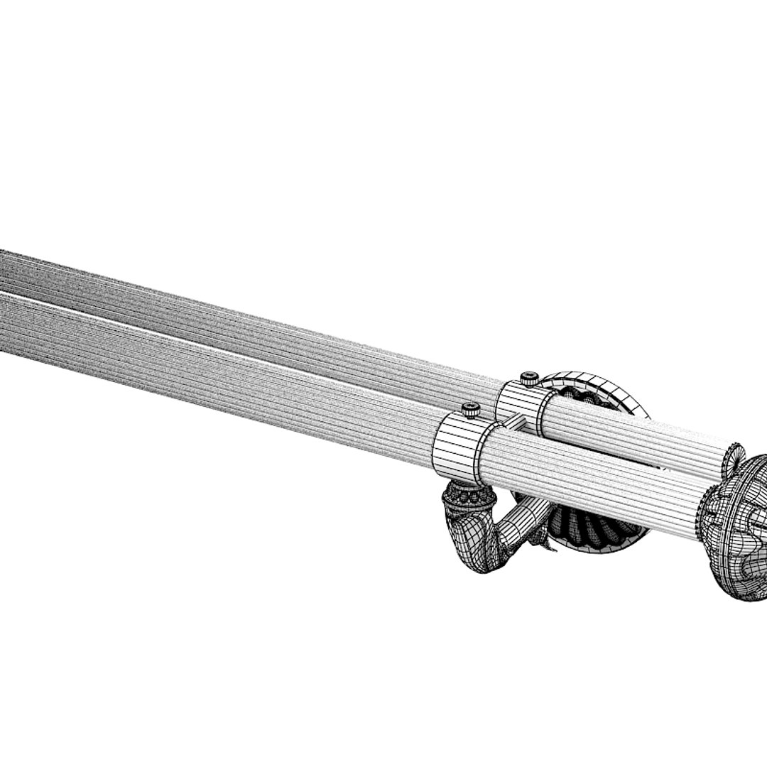 3d Curtain Rod Model