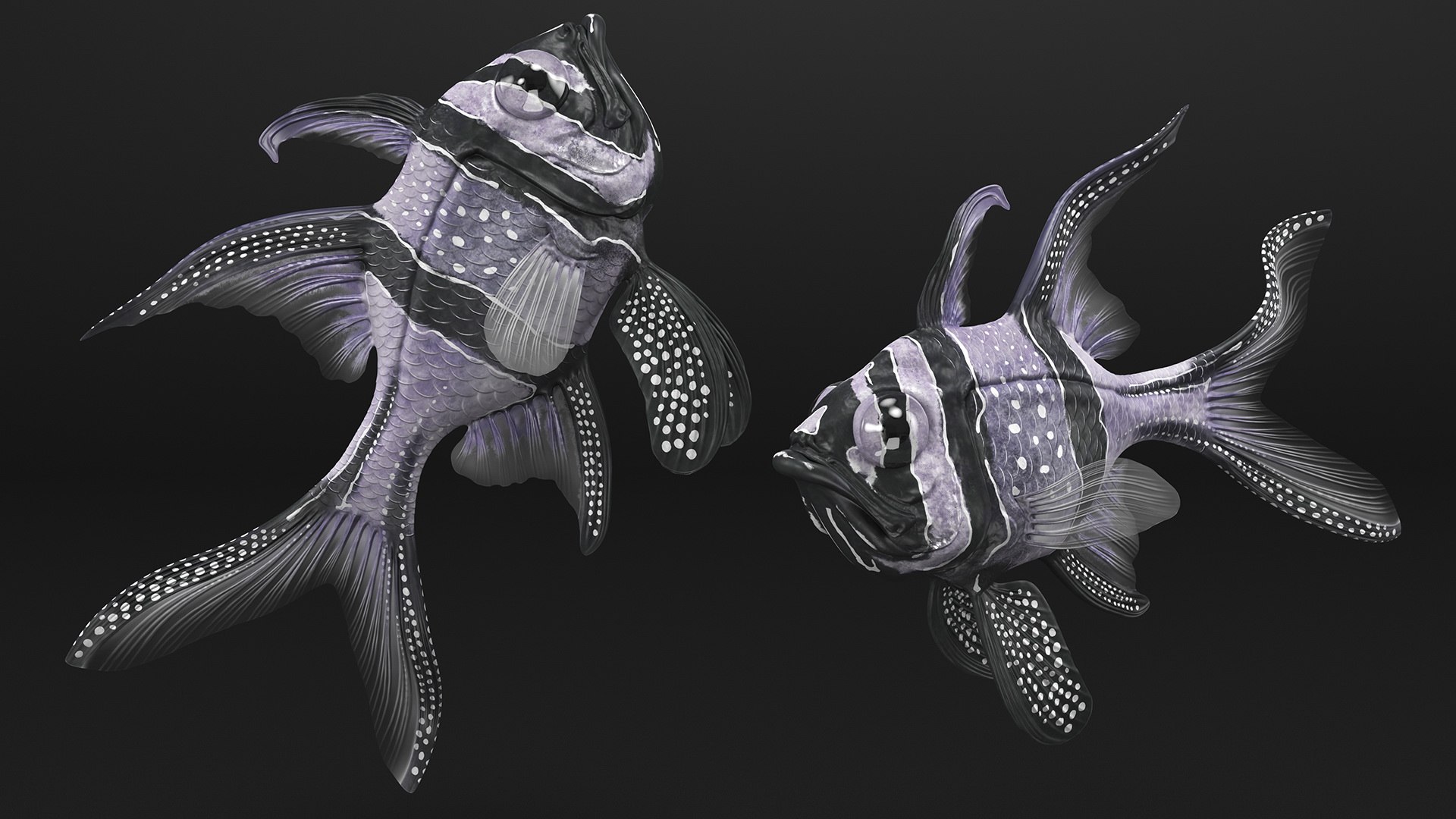 Longfin Cardinalfish Swimming Pose 3D Model - TurboSquid 1699038