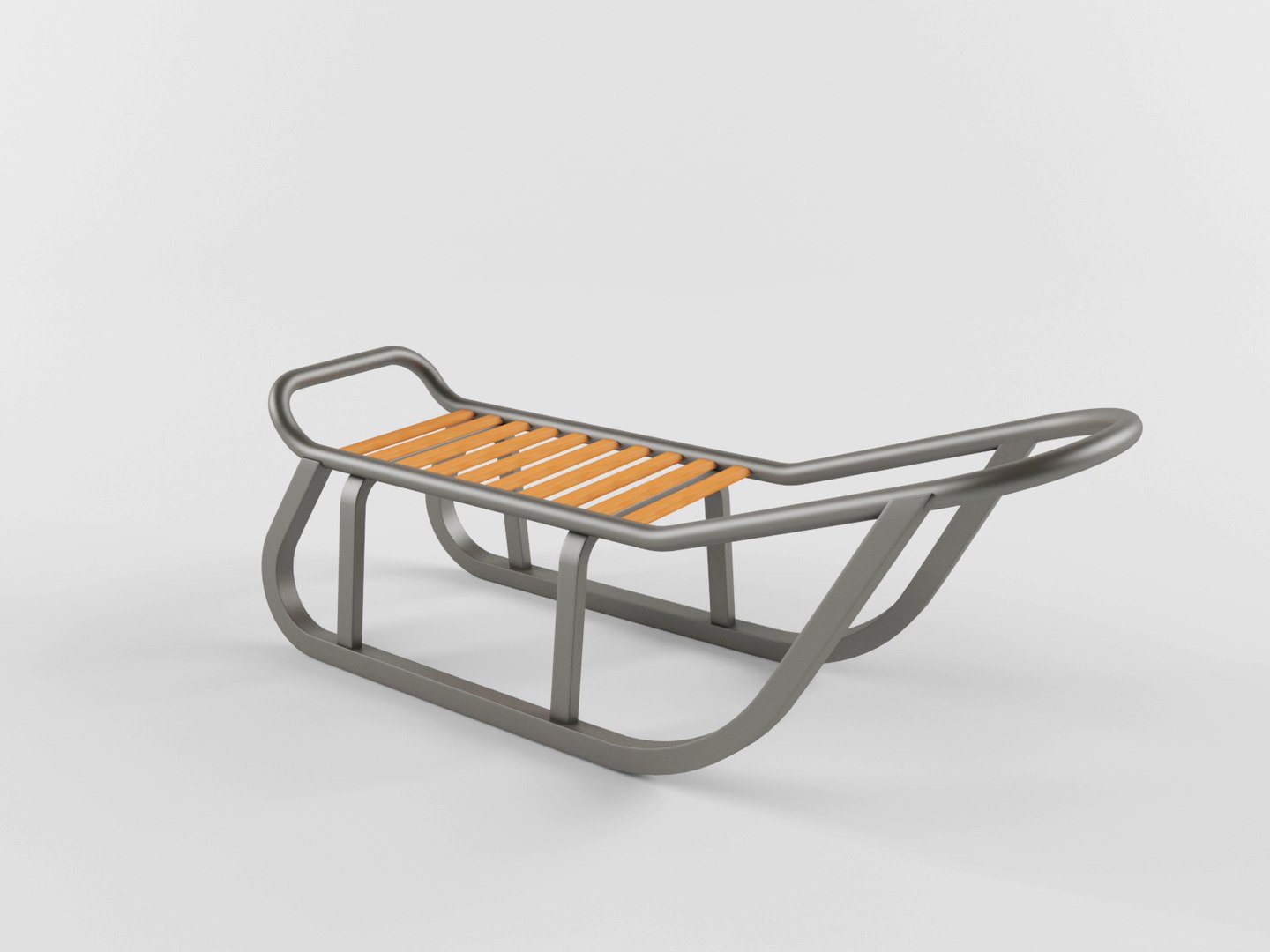 3D iron sledge - TurboSquid 1237305