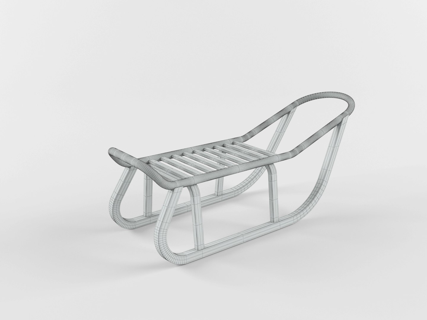 3D iron sledge - TurboSquid 1237305