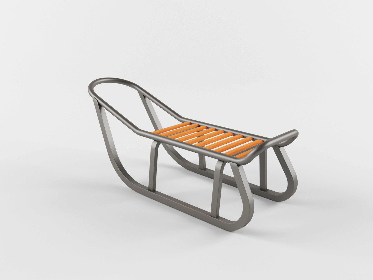 3D iron sledge - TurboSquid 1237305