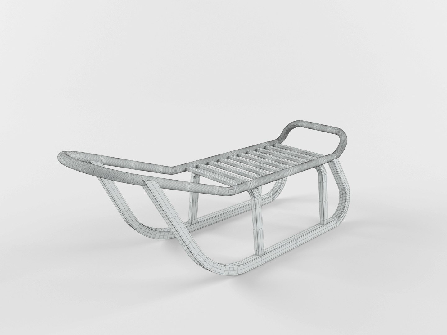 3D iron sledge - TurboSquid 1237305