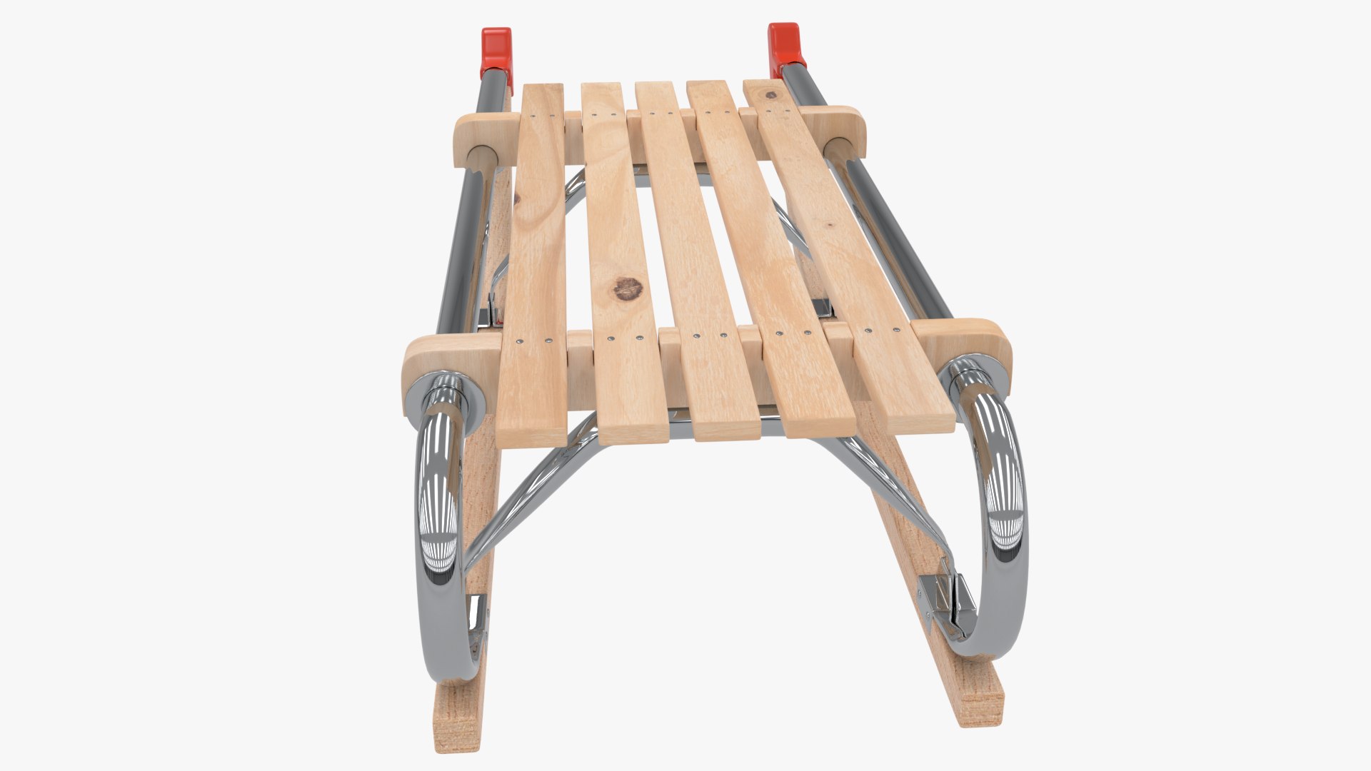 Wooden Snow Sled Model - TurboSquid 2314418