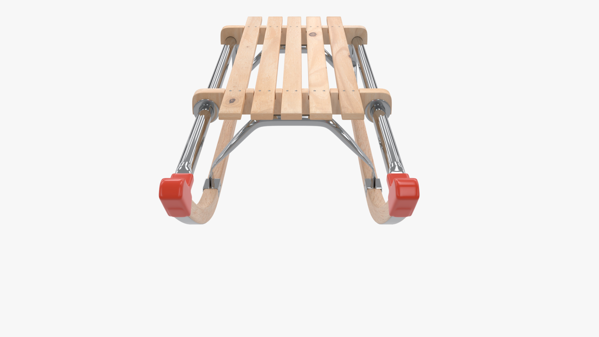 Wooden Snow Sled Model - TurboSquid 2314418