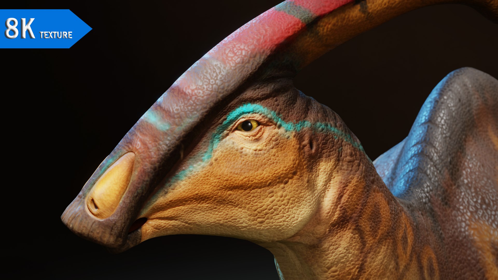 3D Parasaurolophus Low-poly RIG Model - TurboSquid 1920959