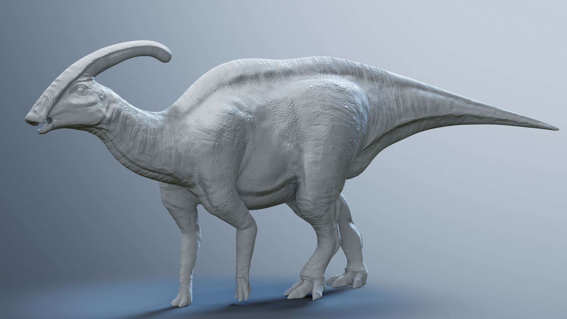 3D Parasaurolophus Low-poly RIG Model - TurboSquid 1920959