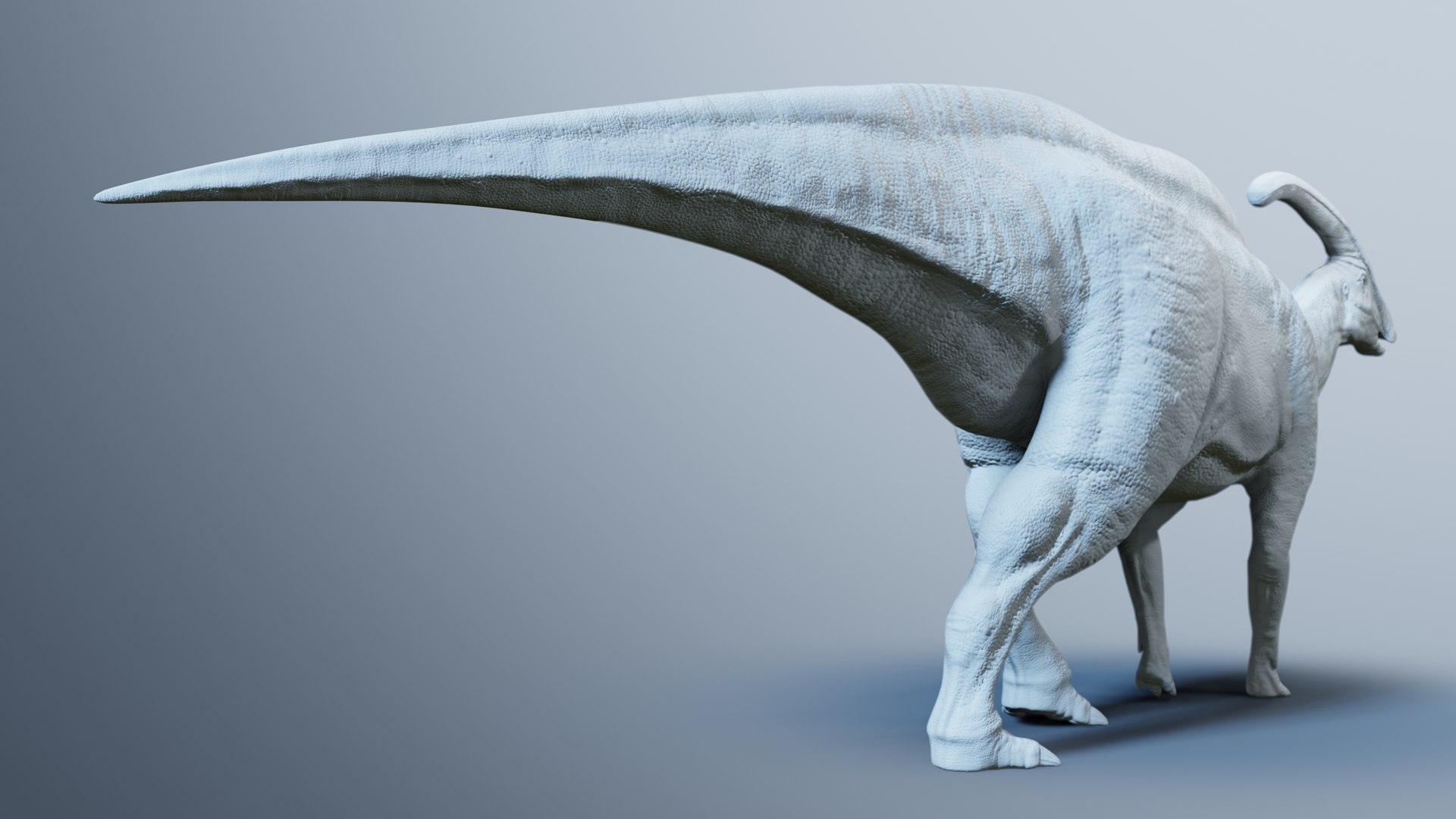 3D Parasaurolophus Low-poly RIG Model - TurboSquid 1920959