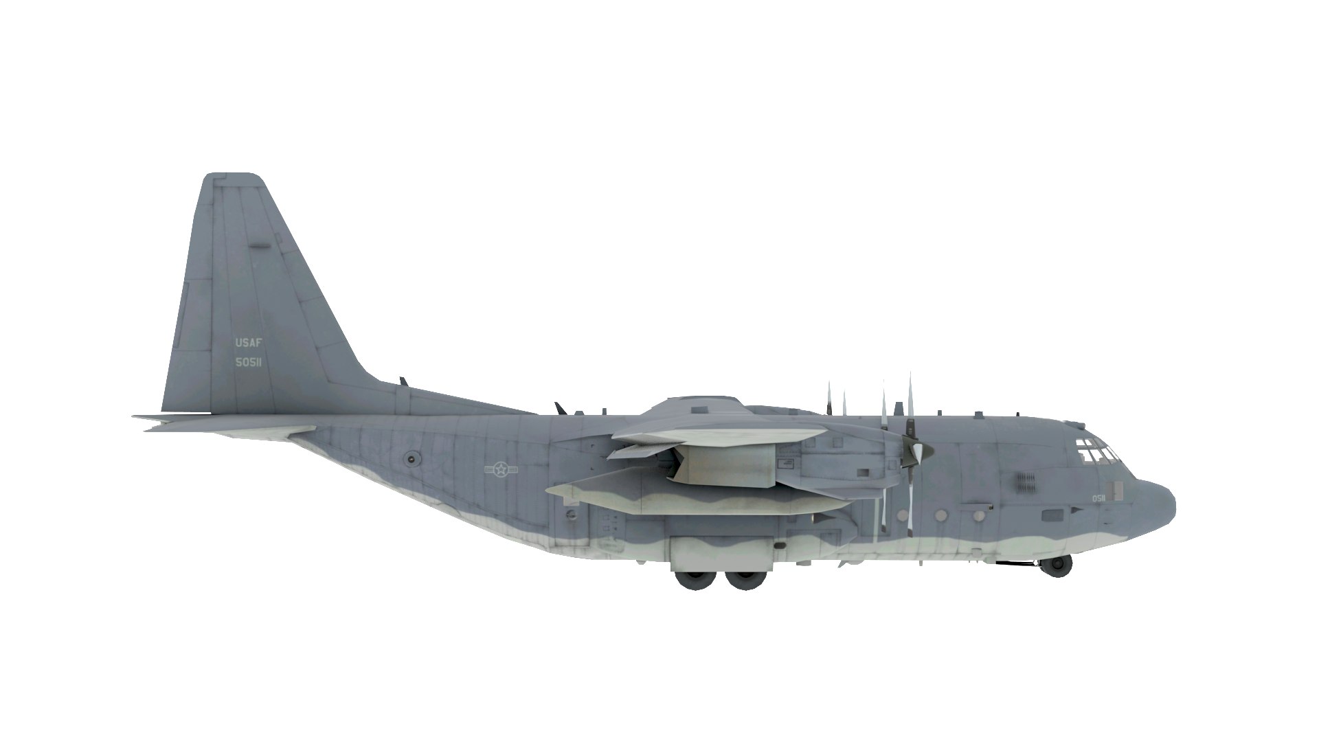 3D Model AC-130U - TurboSquid 2377361