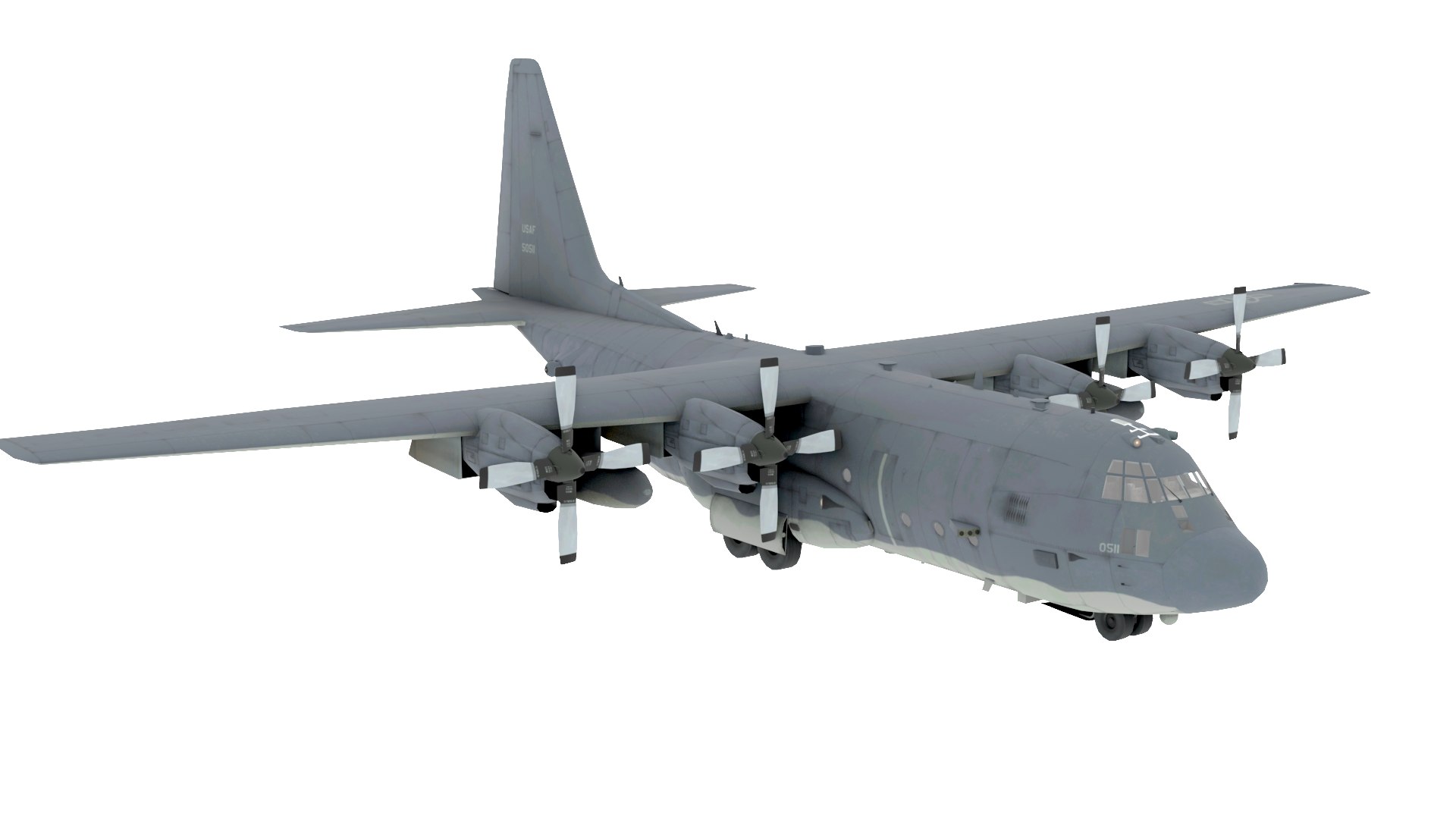 3D Model AC-130U - TurboSquid 2377361