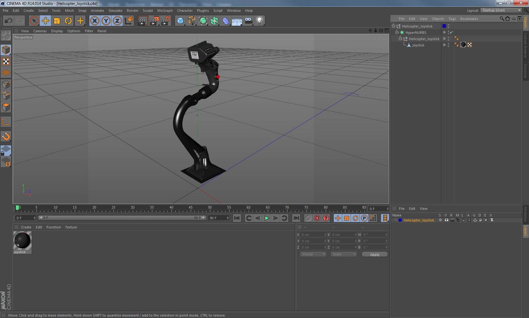 3D Helicopter Cyclic Stick Model - TurboSquid 1340251