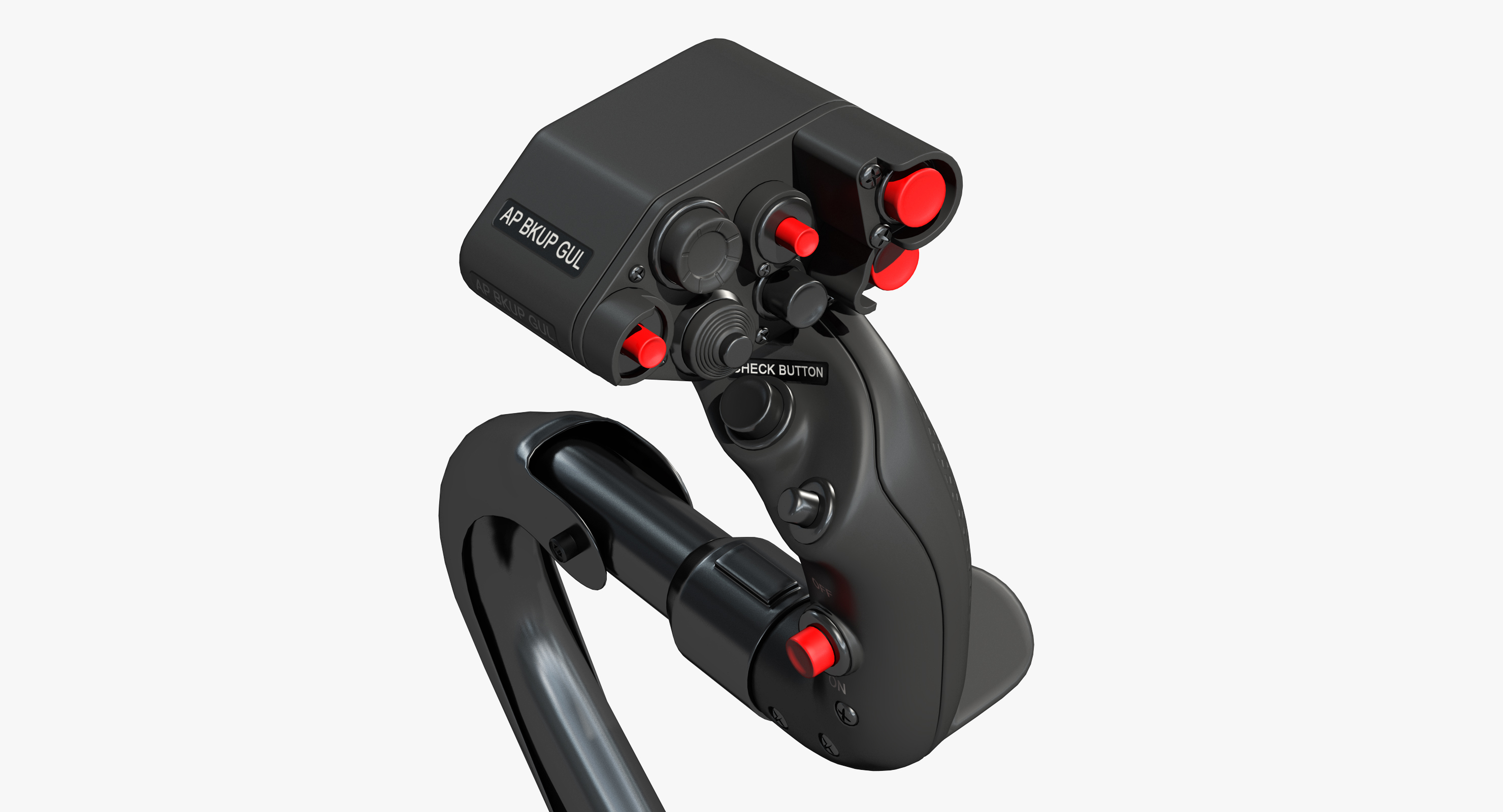 3D helicopter cyclic stick model - TurboSquid 1340251