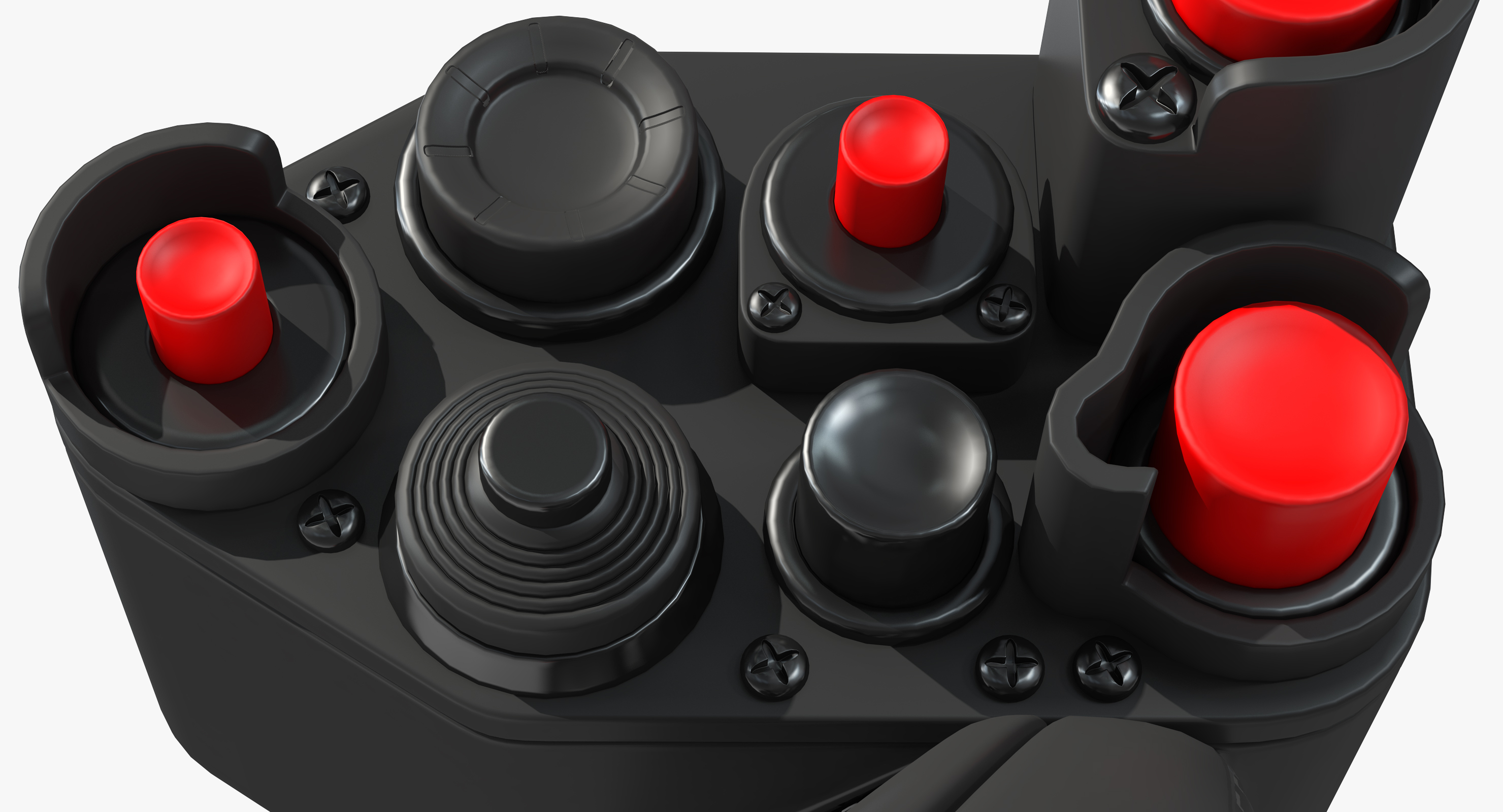 3D helicopter cyclic stick model - TurboSquid 1340251