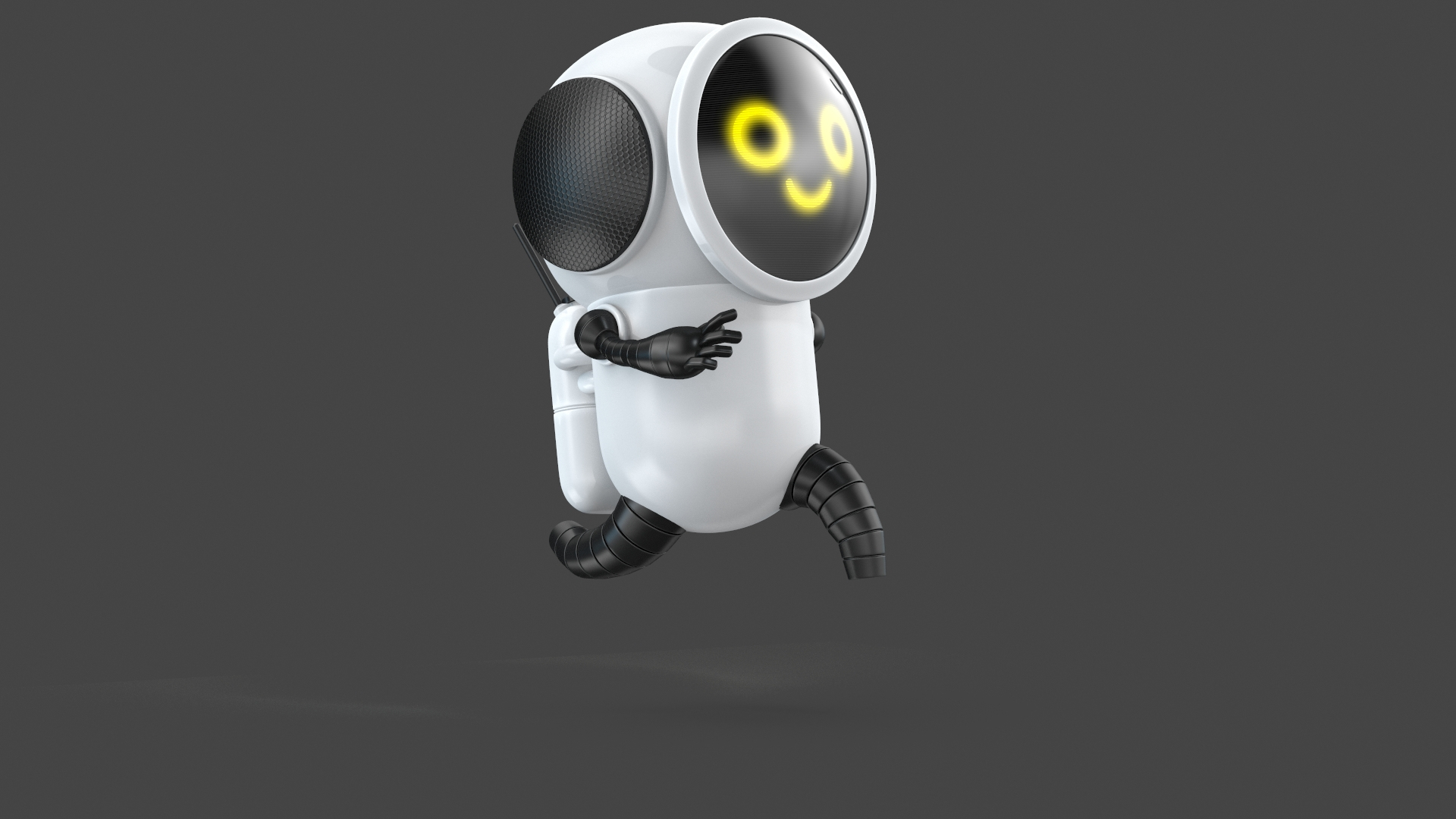 3D Model Cute Robot Rig - TurboSquid 2082127